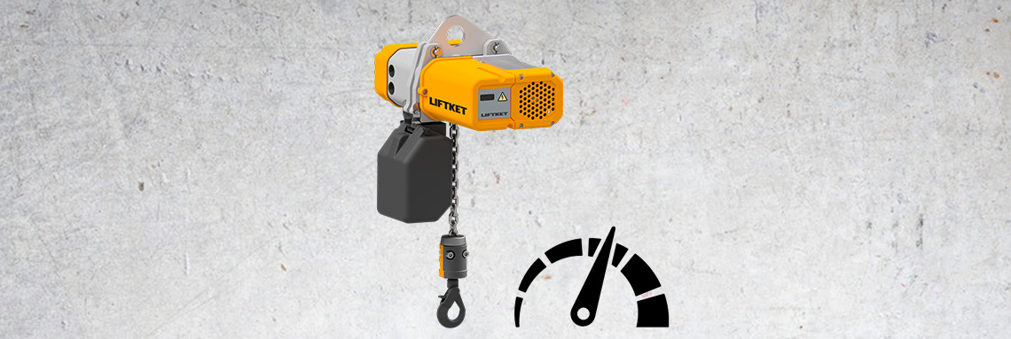 LogiMAT: Fast electric chain hoist with continuous speed adjustment ...
