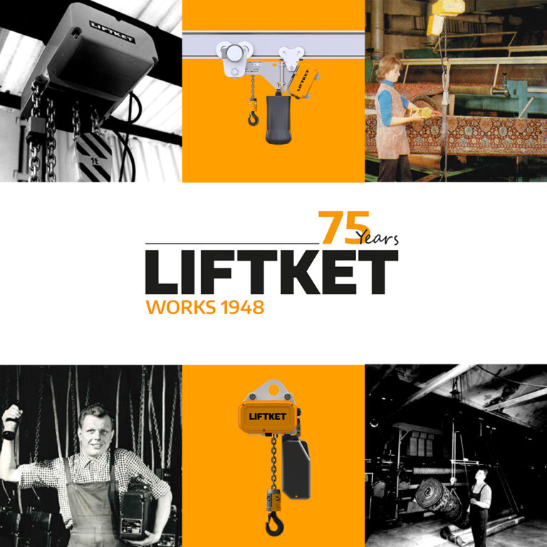 75 Years LIFTKET - LIFTKET electric chain hoists